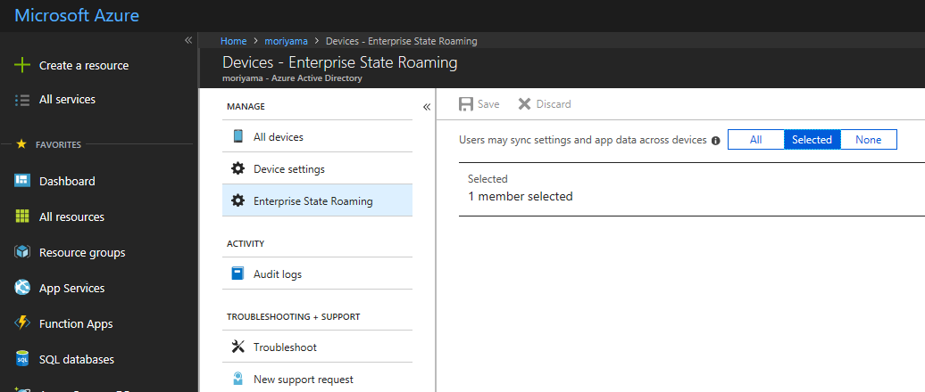 Enable Enterprise State Roaming in Azure Active Directory – BaseHost
